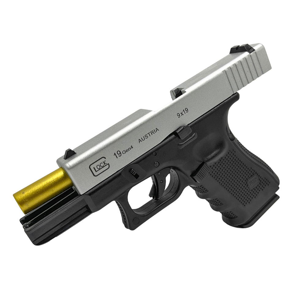 Double Bell G19 772D Tactical Metal Green Gas Blowback Pistol - Gel Bl ...